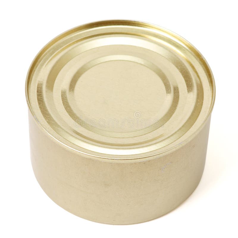 Canned Fish from Finely Chopped Stewed Tuna Fillet Stock Image - Image ...