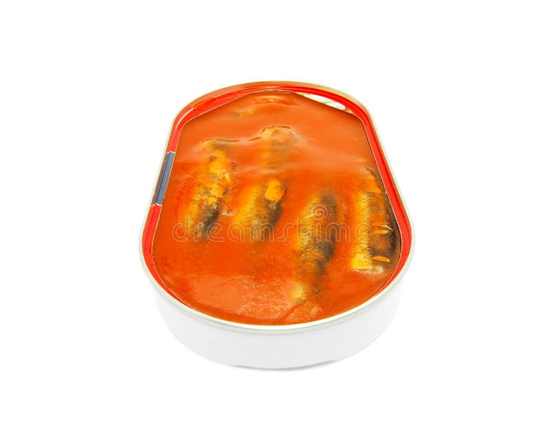Canned fish stock photo. Image of protein, vertical, nutrition - 13760730
