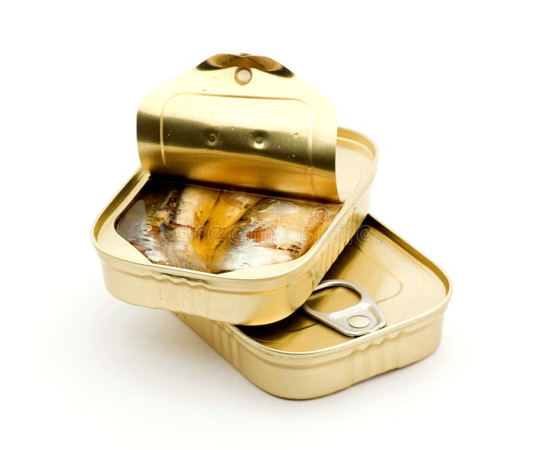 Canned Sea Fish, Mackerel Fillets in Tomato Served with Peppers and Bay ...