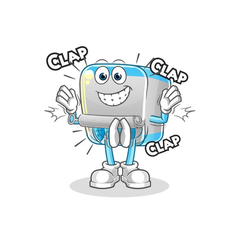 Canned Fish Applause Illustration. Character Vector Stock Vector ...