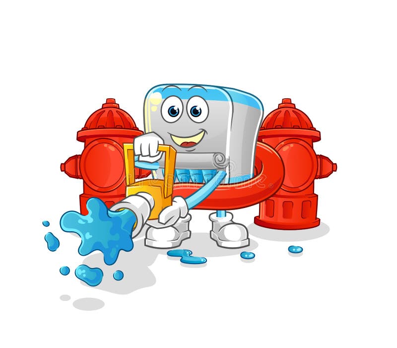 Canned Fish Firefighter Vector. Cartoon Character Stock Vector ...