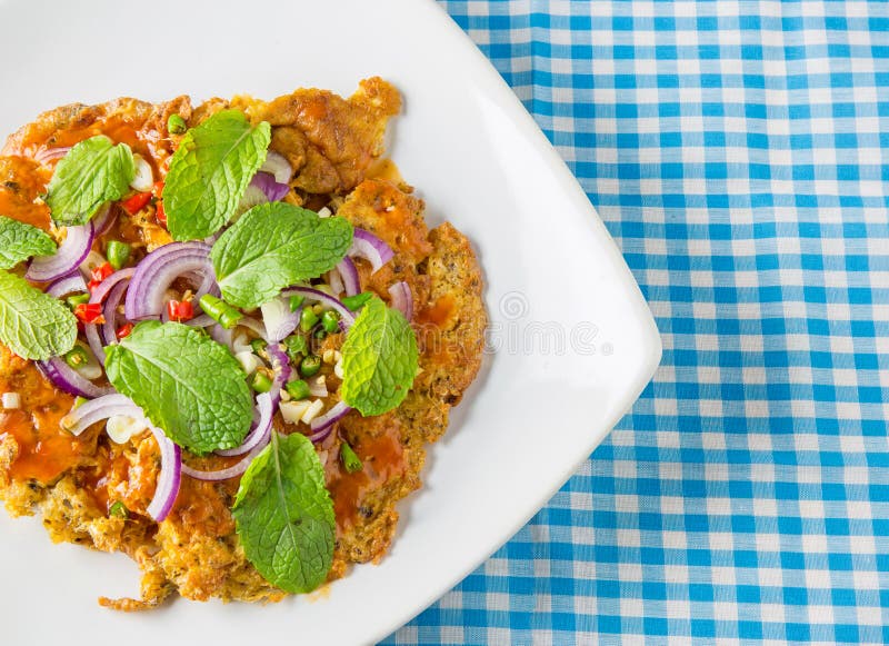 Canned Fish Omelette, Thai Food Stock Photo - Image of recipe, omelet ...