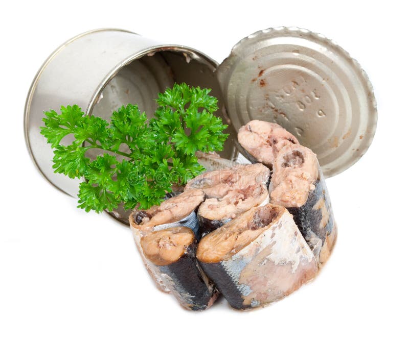 Canned Fish with Vegetables Stock Photo - Image of marino, salad: 27061056
