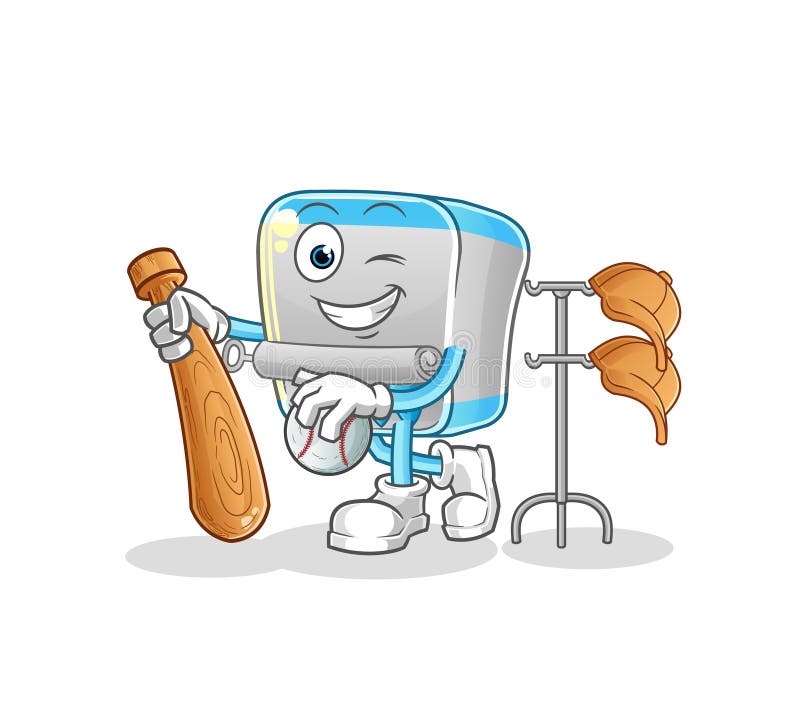 Canned Fish Playing Baseball Mascot. Cartoon Vector Stock Vector ...