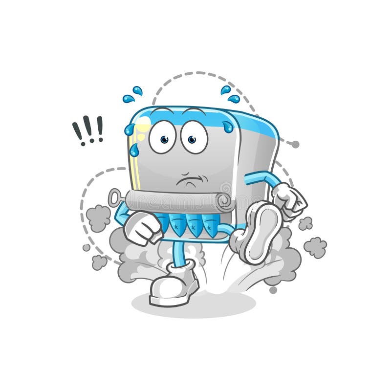 Canned Fish Running Illustration. Character Vector Stock Vector ...