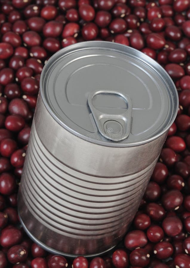 Unlabeled canned food stock photo. Image of preserve - 181981906