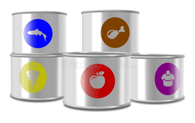 Generic Food Packages stock vector. Illustration of group - 21323431