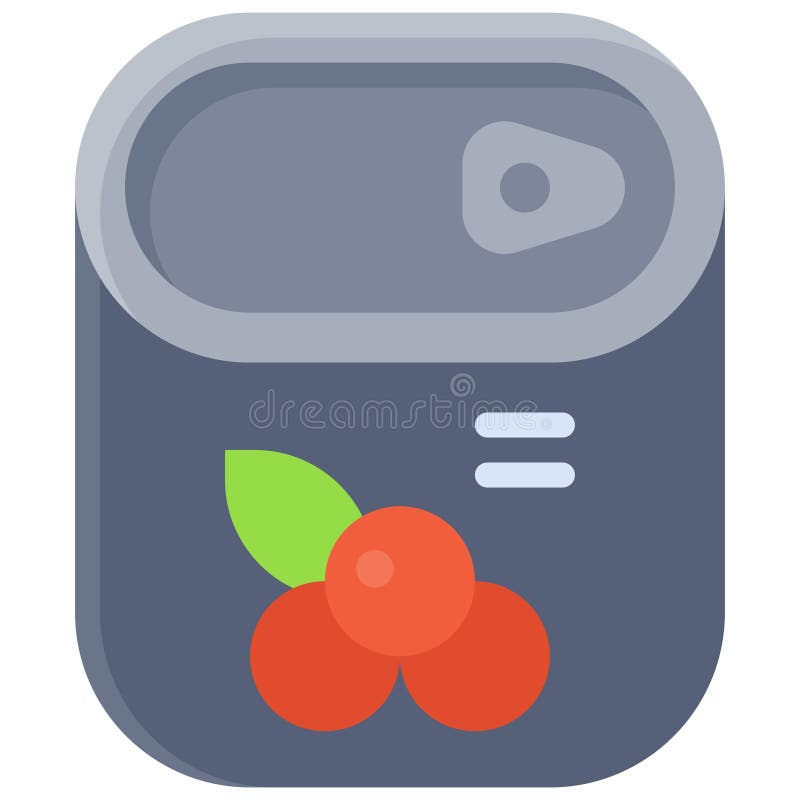 Canned Fruit Icon, Bakery and Baking Related Vector Stock Vector ...
