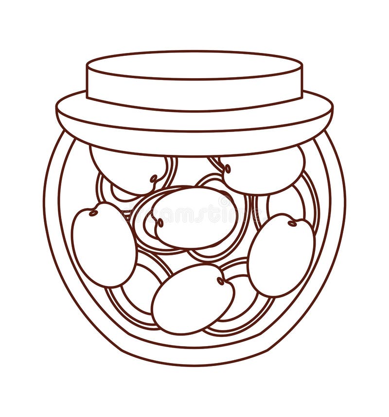 Canned Fruit Clipart Drawings