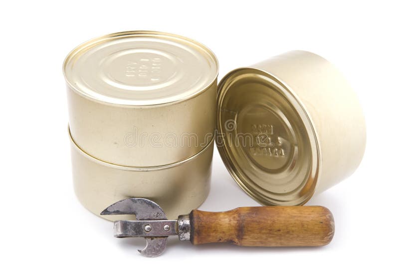 Canned goods close up stock image. Image of metallic, preserve - 7204925
