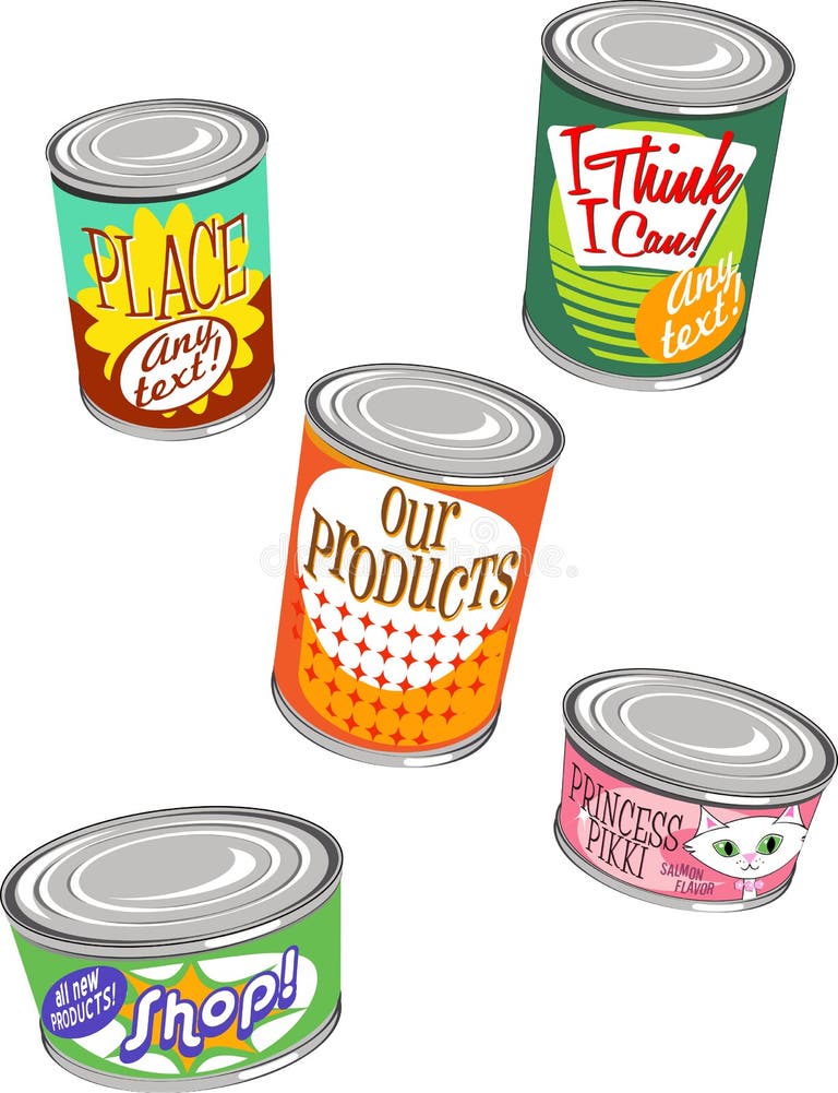 Canned Vintage Stock Illustrations – 3,297 Canned Vintage Stock ...