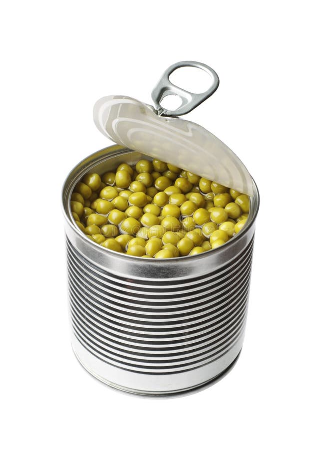 Canned green peas stock photo. Image of fresh, healthy - 36924318
