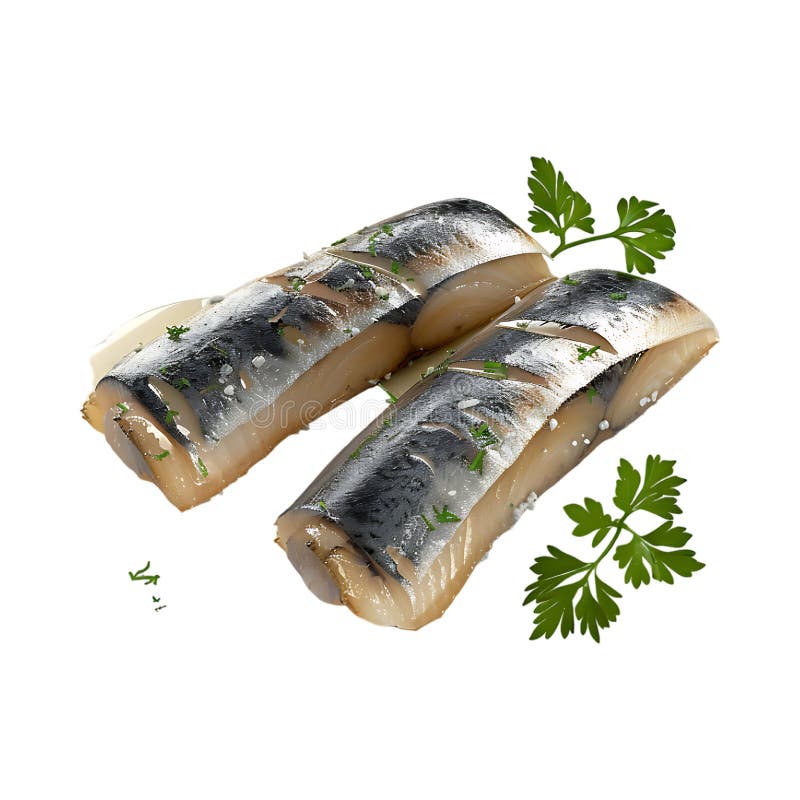 Canned Mackerel Fillets on Transparent Background - Ai Generated Stock ...