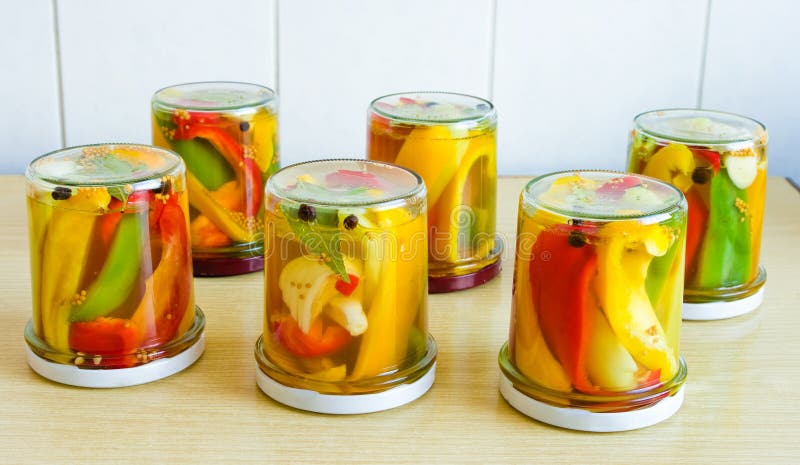 Canned pepper stock image. Image of food, closeup, pepper - 21023433