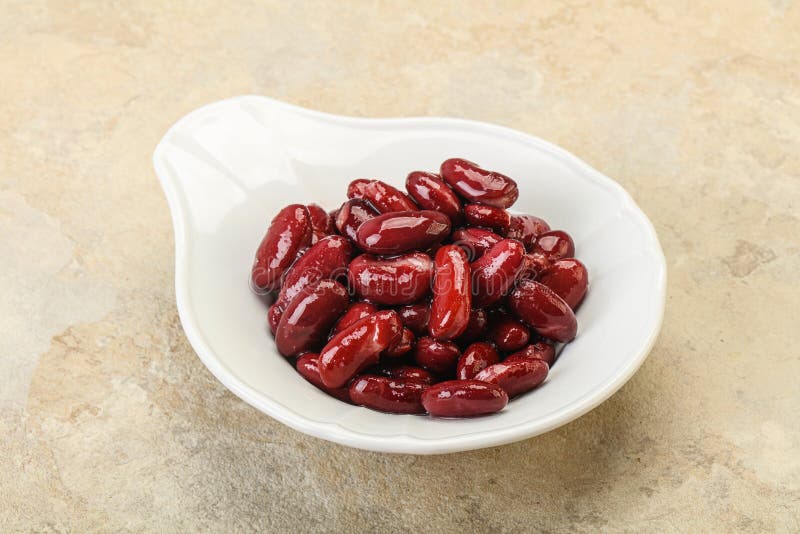 Canned Red Kidney in the Bowl Stock Image - Image of canned, cooked ...