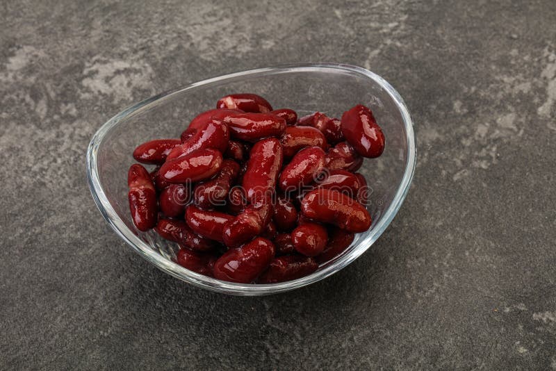 Canned Red Kidney in the Bowl Stock Photo - Image of cooked, healthy ...