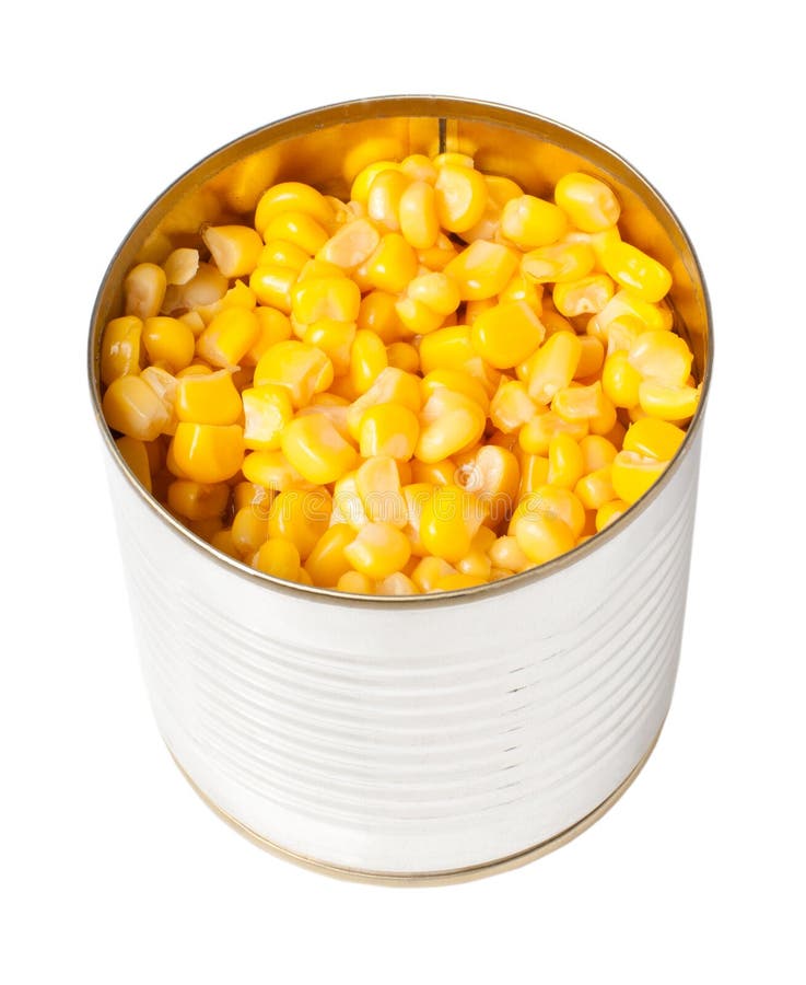 Canned sweet corn stock image. Image of preserve, tinned - 30887997
