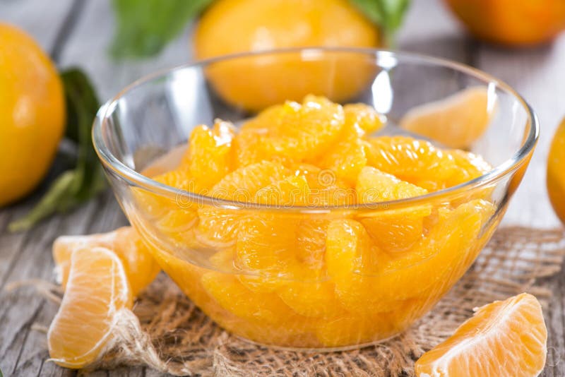 Canned Tangerines stock photo. Image of juicy, healthy - 35631640