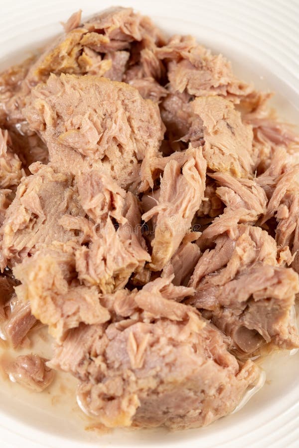 Canned Tuna Fish Slices on the Chinesse Background Table Stock Image ...