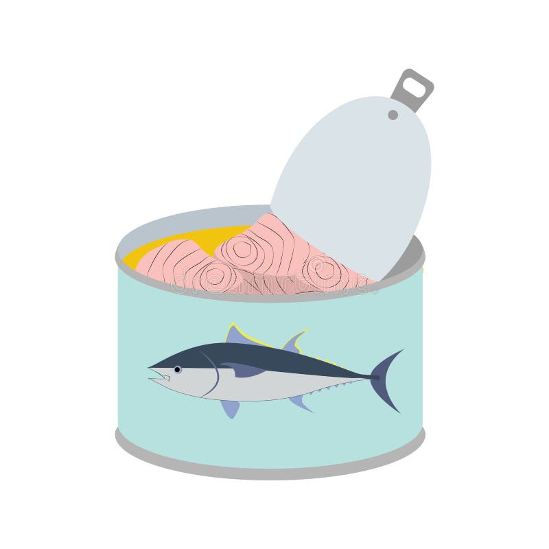 Tuna tin stock illustration. Illustration of isolated - 18095554 Tuna tin stock illustration. Illustration of isolated - 18095554