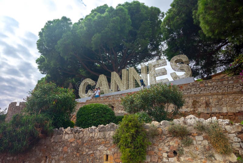 Cannes sign editorial photography. Image of historic - 362401922
