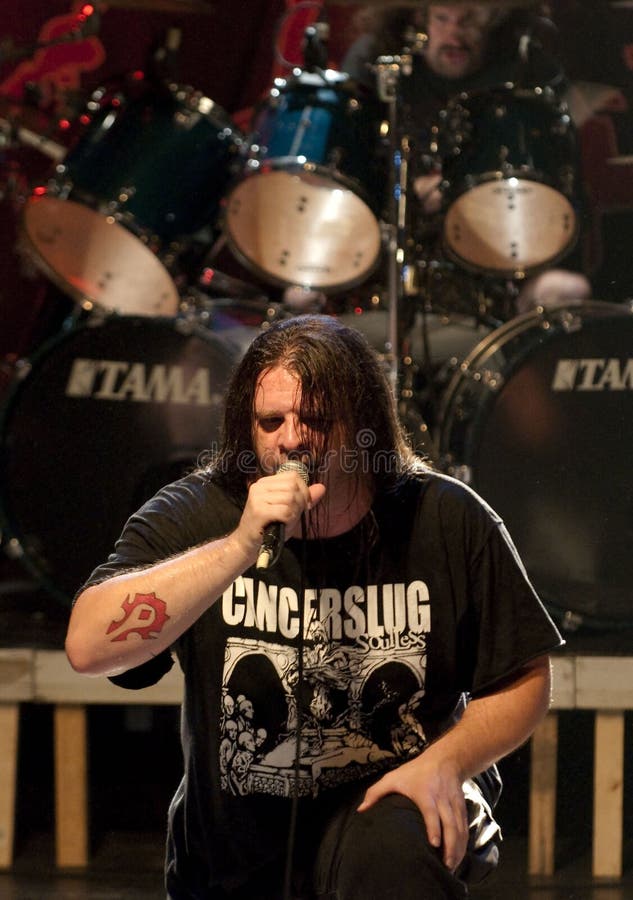Cannibal Corpse on stage editorial image. Image of concert - 15650920