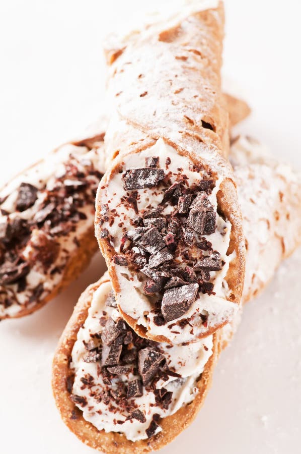 Cannoli stock photo. Image of white, traditional, sweets - 19537106