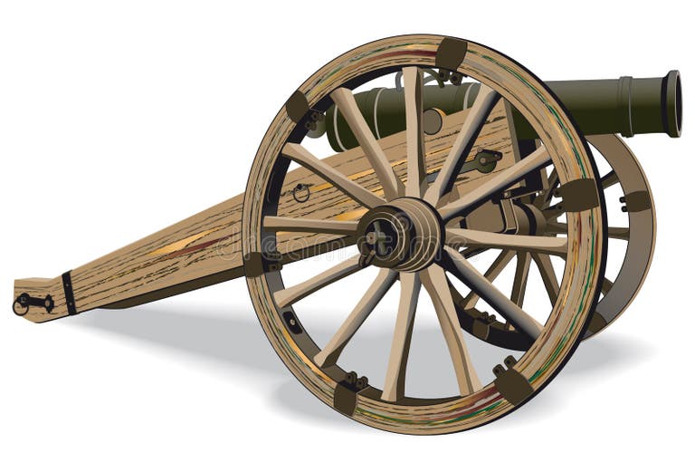 American Civil War Cannon Stock Illustrations – 107 American Civil War ...