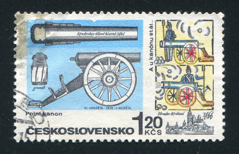 Cannon editorial photo. Image of postage, military, cannon - 295616666
