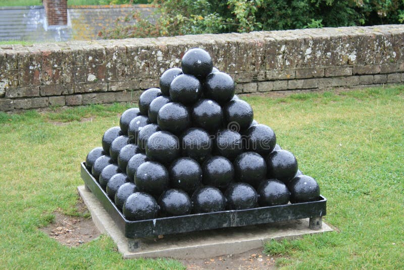 Cannon balls stock photo. Image of missiles, ammo, metal - 15292196