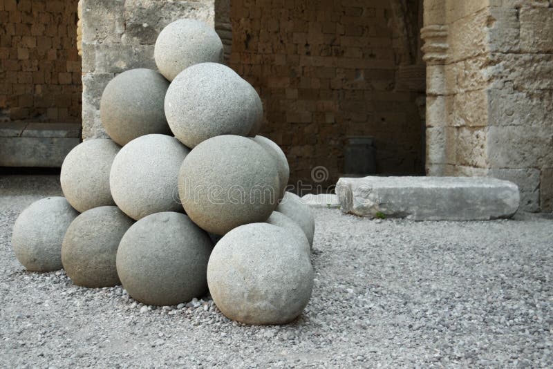Cannon Balls Stacked Pyramid Stock Photos - Free & Royalty-Free Stock ...