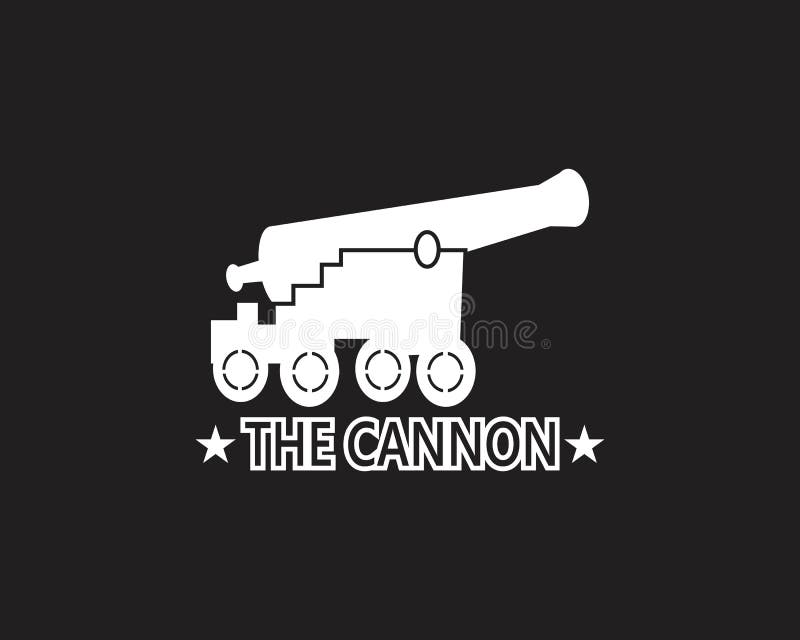 Cannon Logo Design Vector Template Stock Vector - Illustration of ...