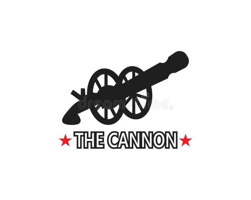 Cannon Logo Design Vector Template Stock Illustration - Illustration of ...