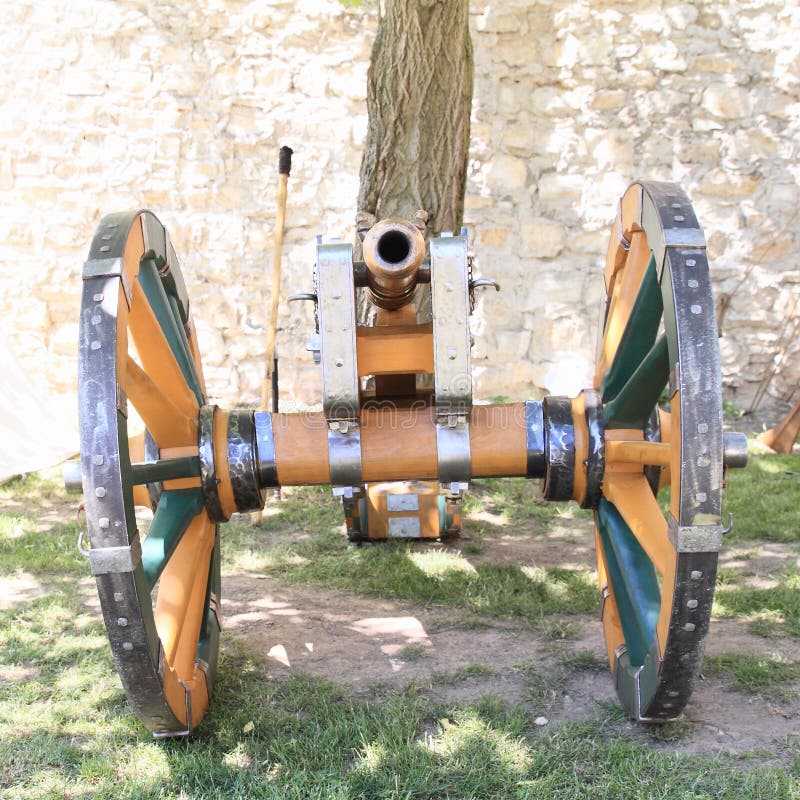 Cannon stock photo. Image of wheels, danger, stand, army - 55105428