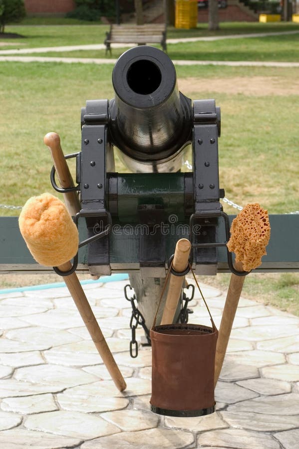 Cannon with Tools stock photo. Image of cannon, tools, load - 17104