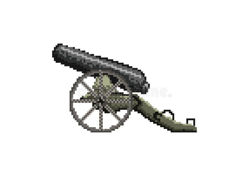 Pixelated Cannon Stock Illustrations – 50 Pixelated Cannon Stock ...