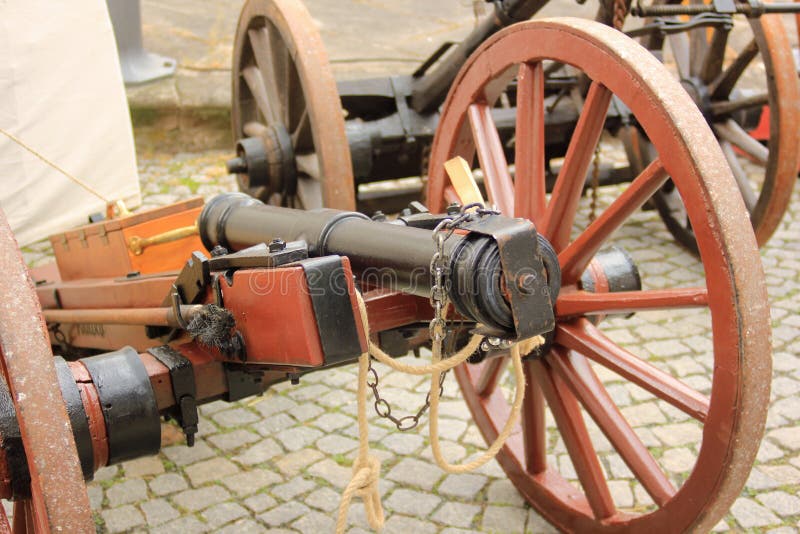 Cannon war weapon stock photo. Image of weathered, history - 95394792