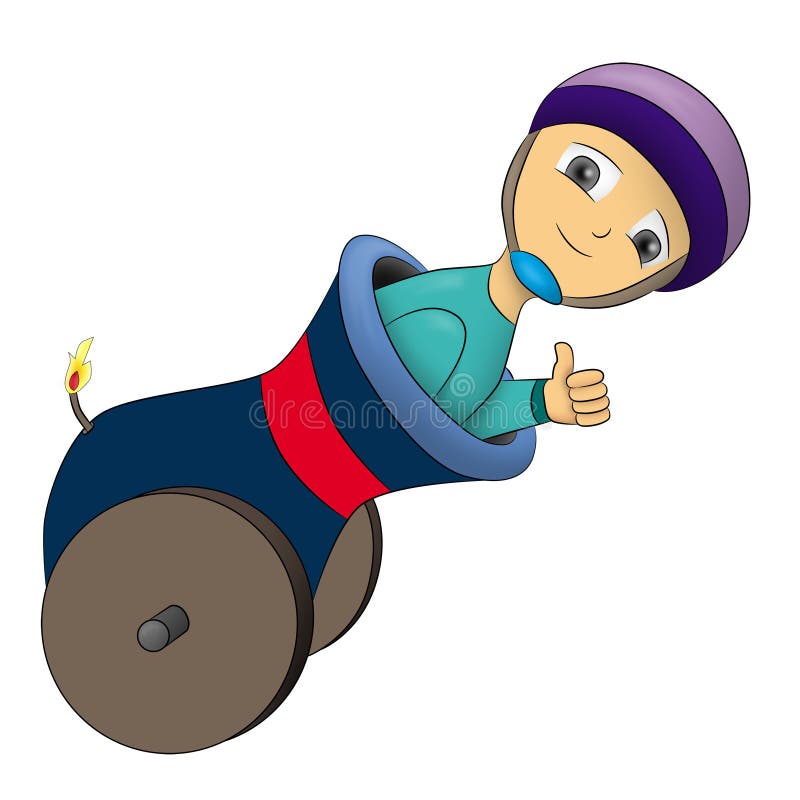 Cannonball Man Stock Illustrations – 160 Cannonball Man Stock ...