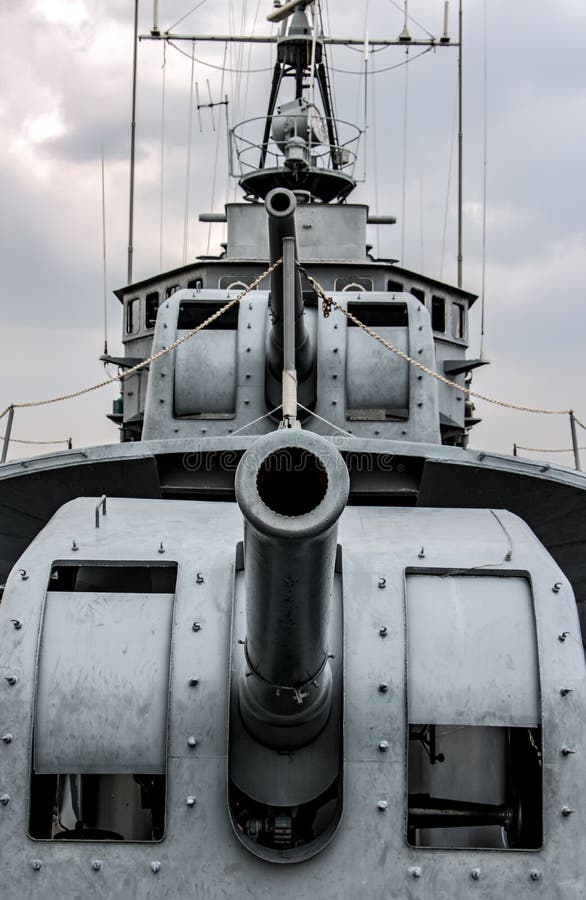 Old Ship Cannons In The Museum Stock Photo - Image of gunpowder ...