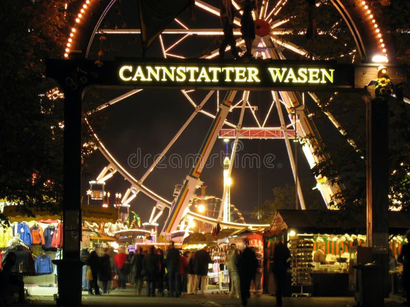 Cannstatter Wasen Hauptleitung Redaktionelles Stockfotografie - Bild ...