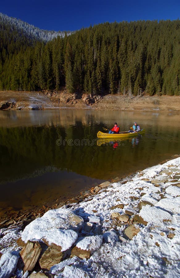 Canoe stock photo. Image of explore, mountains, enjoy - 1795122