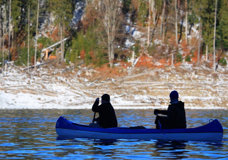 Canoe stock image. Image of lake, sports, extreme, draganu - 4098383
