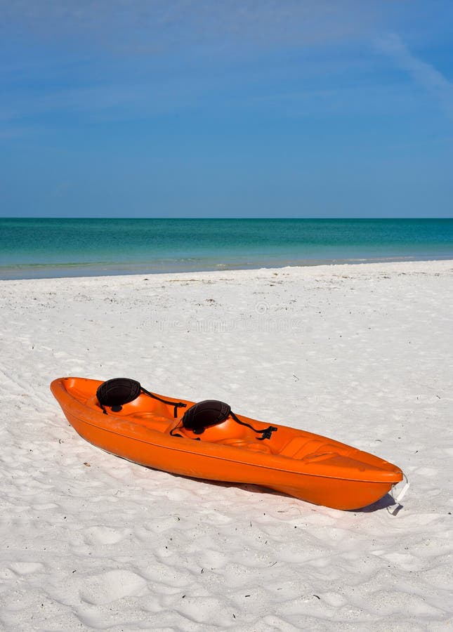 Canoe on Beach stock image. Image of beautiful, idyllic - 54695967