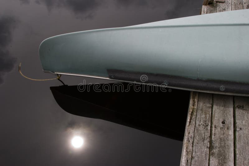 Canoe Close-Up stock image. Image of quiet, recreation - 1239479
