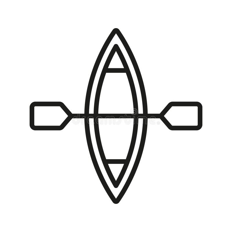 Canoe Icon Vector Design Templates Simple and Modern Stock Vector ...