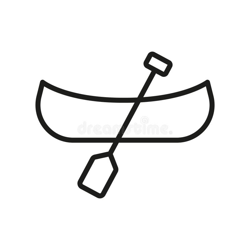 Canoe Icon Vector Design Templates Simple and Modern Stock Vector ...