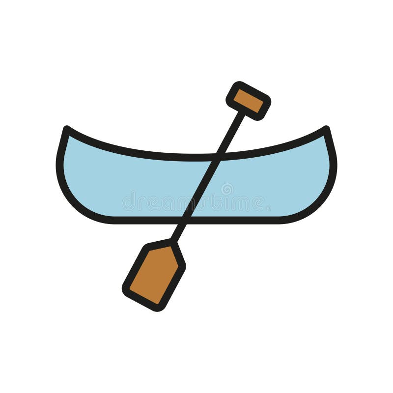 Canoe Icon Vector Design Templates Simple and Modern Stock Vector ...