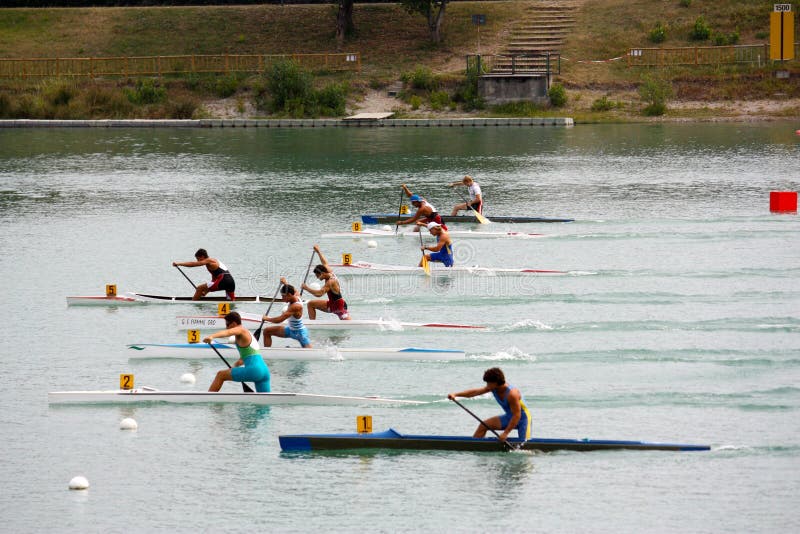 Canoe and Kayak Italian Championships Editorial Photo - Image of ...