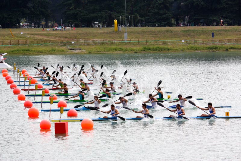 Canoe and Kayak Italian Championships Editorial Photography - Image of ...