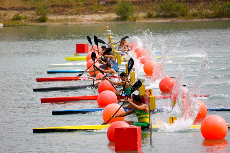Canoe and Kayak Italian Championships Editorial Photography - Image of ...